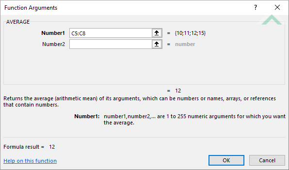 Excel Average Function Excel Vba